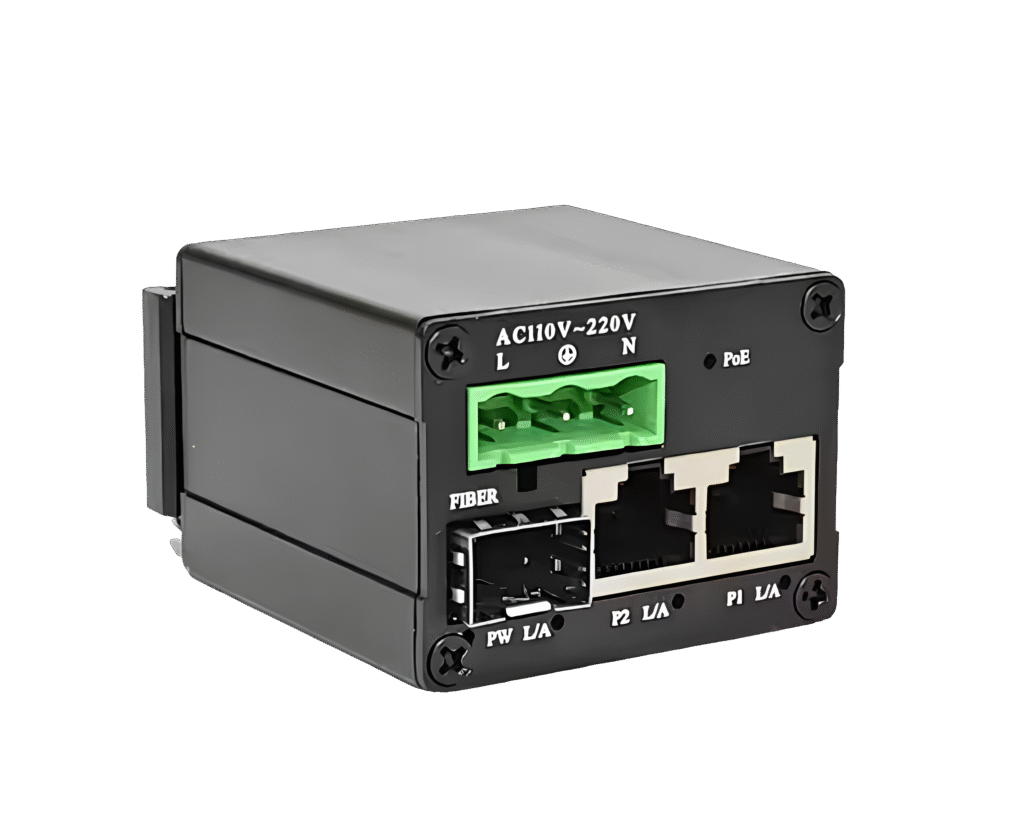 2 Ports Industrial Gigabit (PoE & non PoE) Media Converter - Xcell Next ...